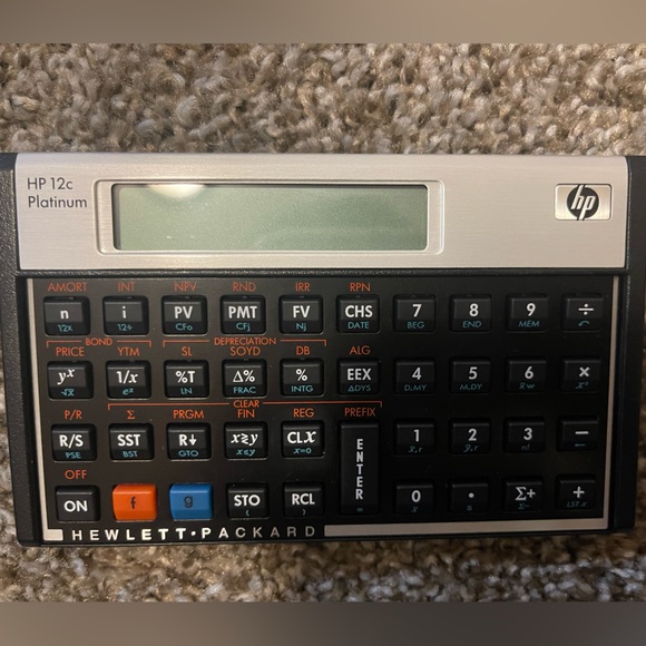 HP | Other | Hp 2c Platinum Financial Calculator 1digit Lcd | Poshmark